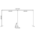 6M x 3M Heavy Duty Wedding Backdrop Stage Stand Pipe & Drape Kit ...
