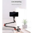 PatungKu Flexible Arm Mount Articulating Arm Mount 360 Degree Ball Head ...