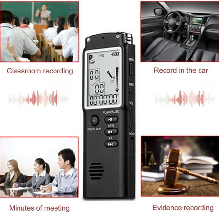 Mini T60 Professional Voice Recording Device Time Display Large Screen ...