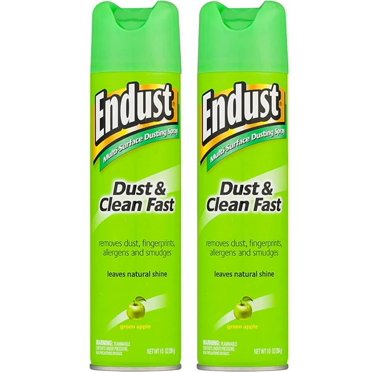 Endust Purpose Cleaner, Wood Duster, Multi-Surface Dusting and Cleaning Spray, Lemon Zest, 2 ...