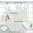 BZSMCE Spring Flowers Blue Background Pattern Pattern Bathroom Shower ...