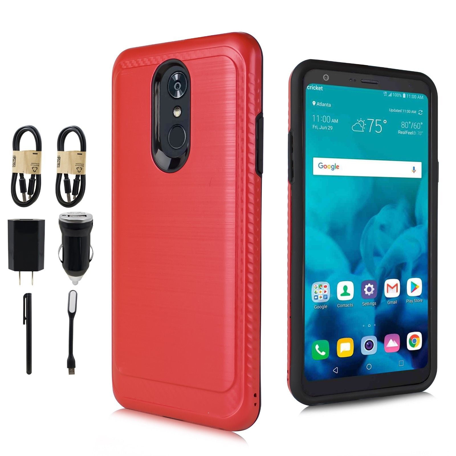 Value Pack Cables Chargers + for 6.2" LG Q STYLO 4 Q710 STYLUS 4 2018 ...