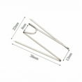 60 Pcs Cubicle Hooks - Fabric Panel Wall Hooks, for Interior Exterior ...