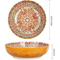 75 Oz Serving Bowls,Bohemian Style Large Porcelain Dishes for ...