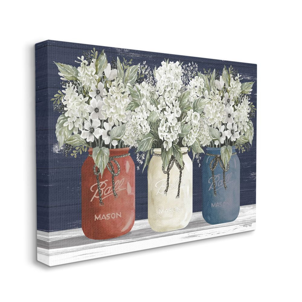 Stupell Industries Americana Floral Bouquets Rustic Flowers Country