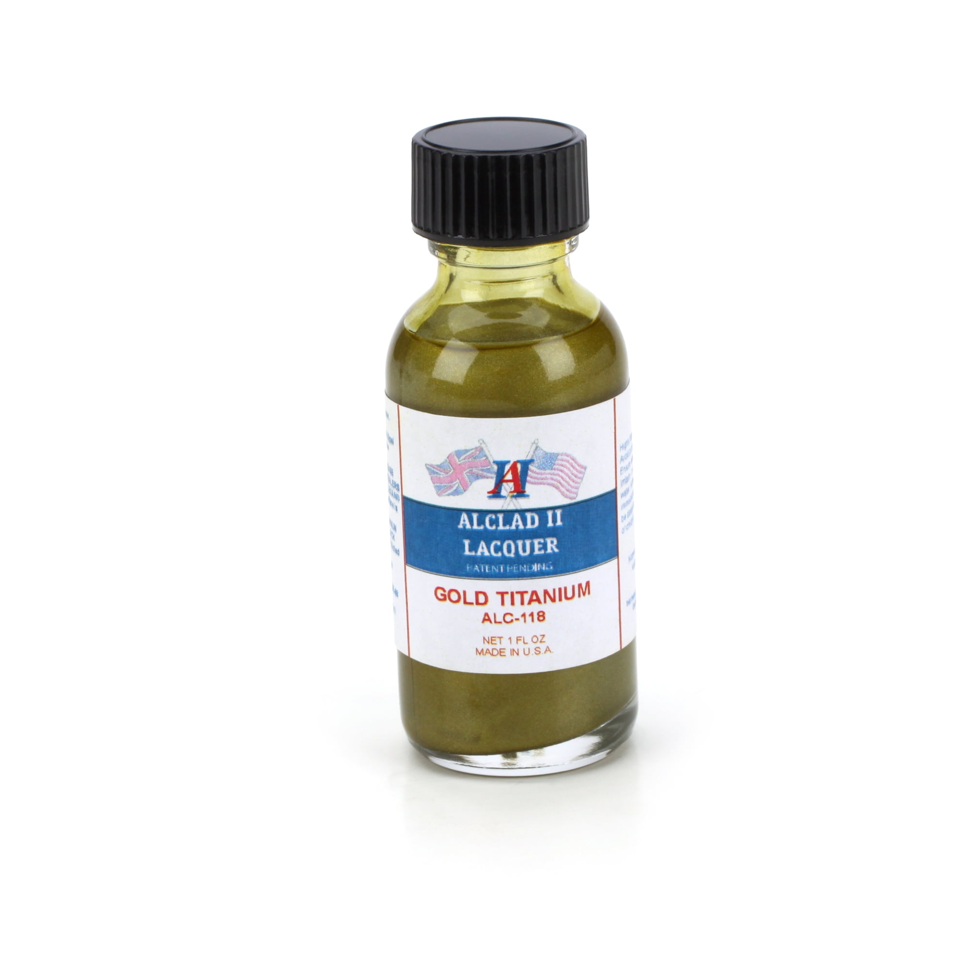 Alclad II Lacquers Gold Titanium 1 oz. ALC118 Lacquer Primers & Paints ...