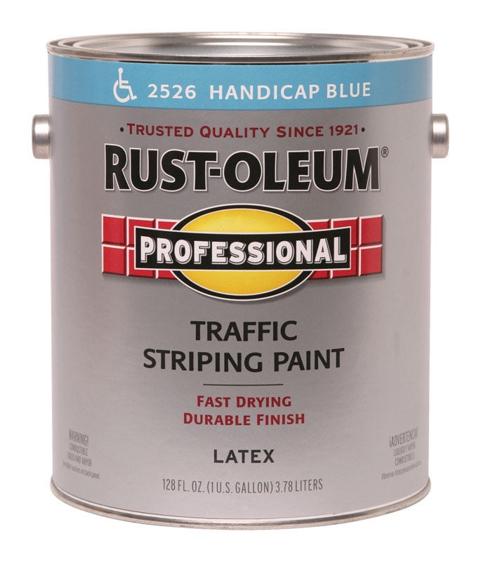 Rust-Oleum Professsional Handicap Blue One Step Paint 1 gal. - Walmart.com