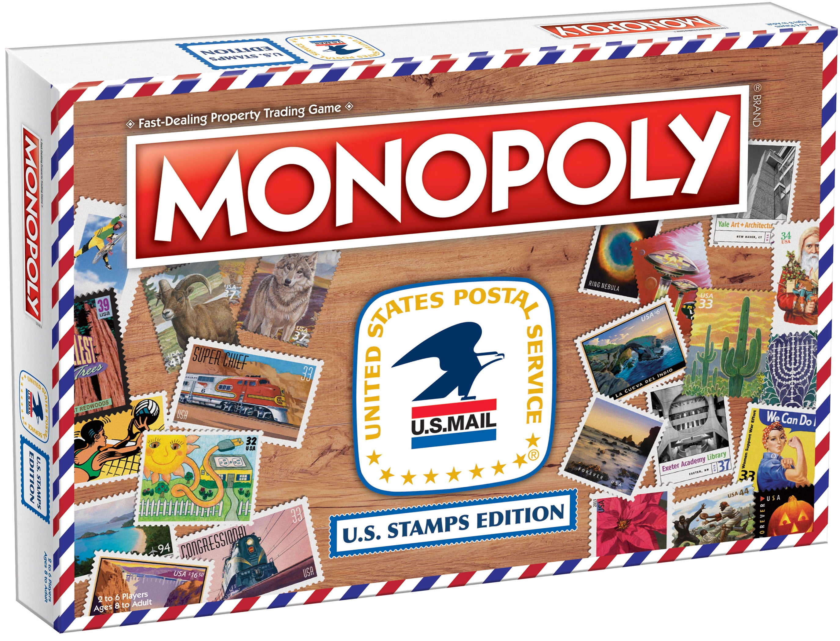 MONOPOLY: U.S. Stamps Edition - Walmart.com