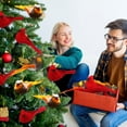 Bybiment 12 Pieces Christmas Clips Christmas Tree Decorations 5.12 Inch ...