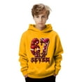 Boys Graphic Print Hooded Sweatshirt Casual Pullover With Long Sleeves ...