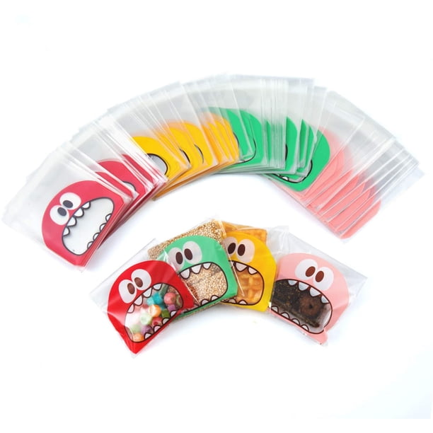 Plastic Candy Bag Transparent Self Adhesive Bag Bags for Chocolate Cake ...