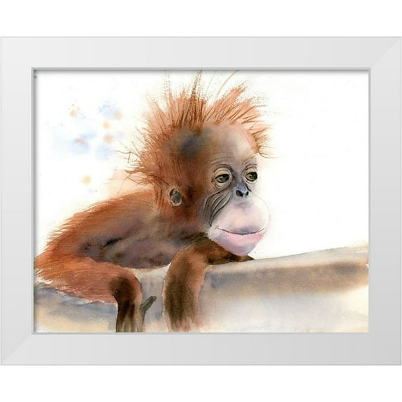 Shefranov, Olga 14x12 White Modern Wood Framed Museum Art Print Titled ...