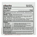 Zilactin Early Relief Cold Sore Medicated Gel, 0.25 Oz. HSA/FSA ...