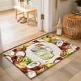 2x3ft Area Rug,Summer Coconut Glass Bottle Washable Large Rugs Soft Non ...