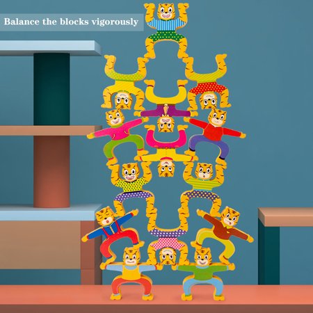 Aofa 16Pcs Building Block Interactive Educational Tiger Design Hercules ...