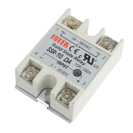 SSR-10DA SSR-25DA SSR-40DA SSR-40AA SSR-75DA SSR-60DA DC-AC Solid State Relay Module DC 3-32V to ...