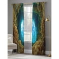 Cave Opening Sheer Curtains for Living Room Bedroom Nature Sunlight ...