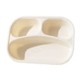 Beautynvta Divided Plates for Adults, Unbreakable Plastic Dinner Plates ...