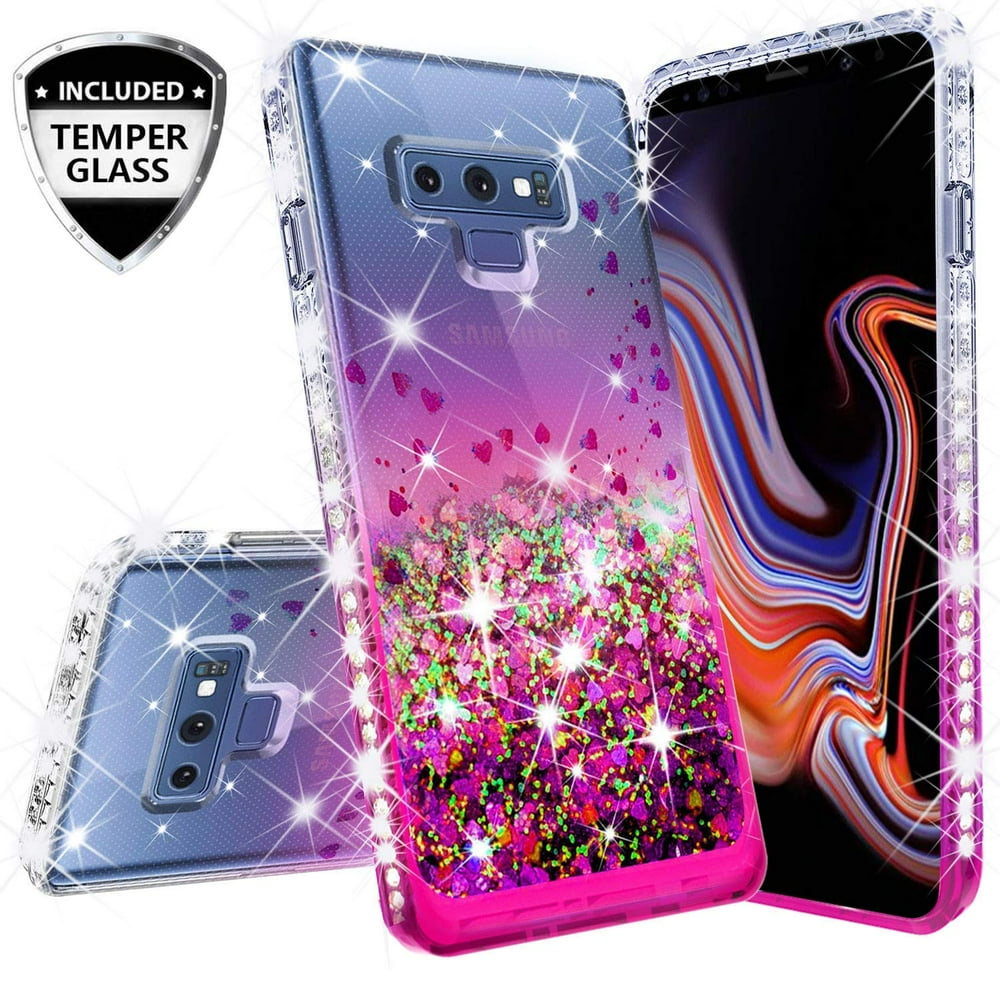 Compatible for Samsung Galaxy Note 9 Case, with [Temper Glass Screen ...