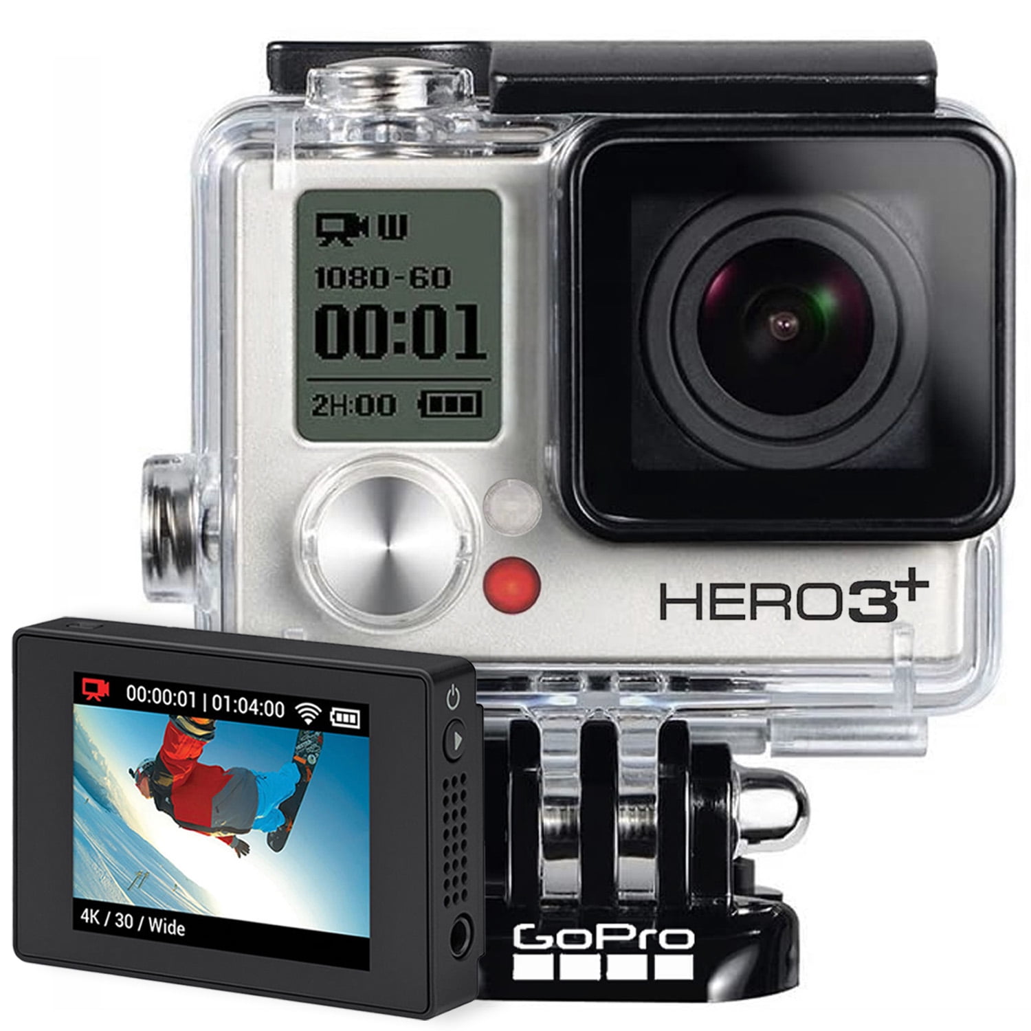 Restored GoPro HERO 3+ Black Edition Camcorder With Battery+ 8G SD Card ...