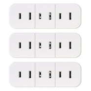 3FT POWERSQUID JR 3 TO 1 CORD OUTLET MULTIPLIER WHITE - Walmart.com