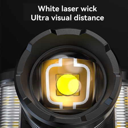 Headlamp White Laser Sensing Powerful Head Light Emergency Multi ...