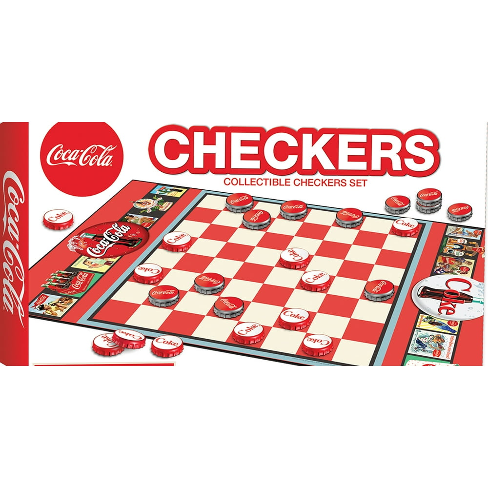 Masterpieces Checkers - Coca Cola Checkers Board Game - Walmart.com ... Masterpieces Checkers - Coca Cola Checkers Board Game - Walmart.com ...