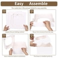 24pcs-12*12*6 Square Bakery Boxes With Window For Pastries Chocolates ...