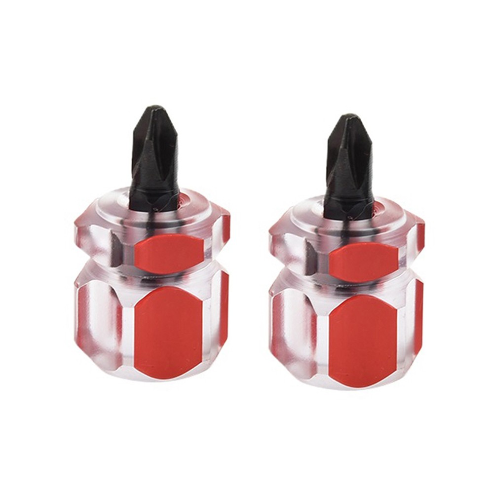 Ana 2pcs Small Stubby Flat Head /Cross-Head Screw Driver Screwdriver ...