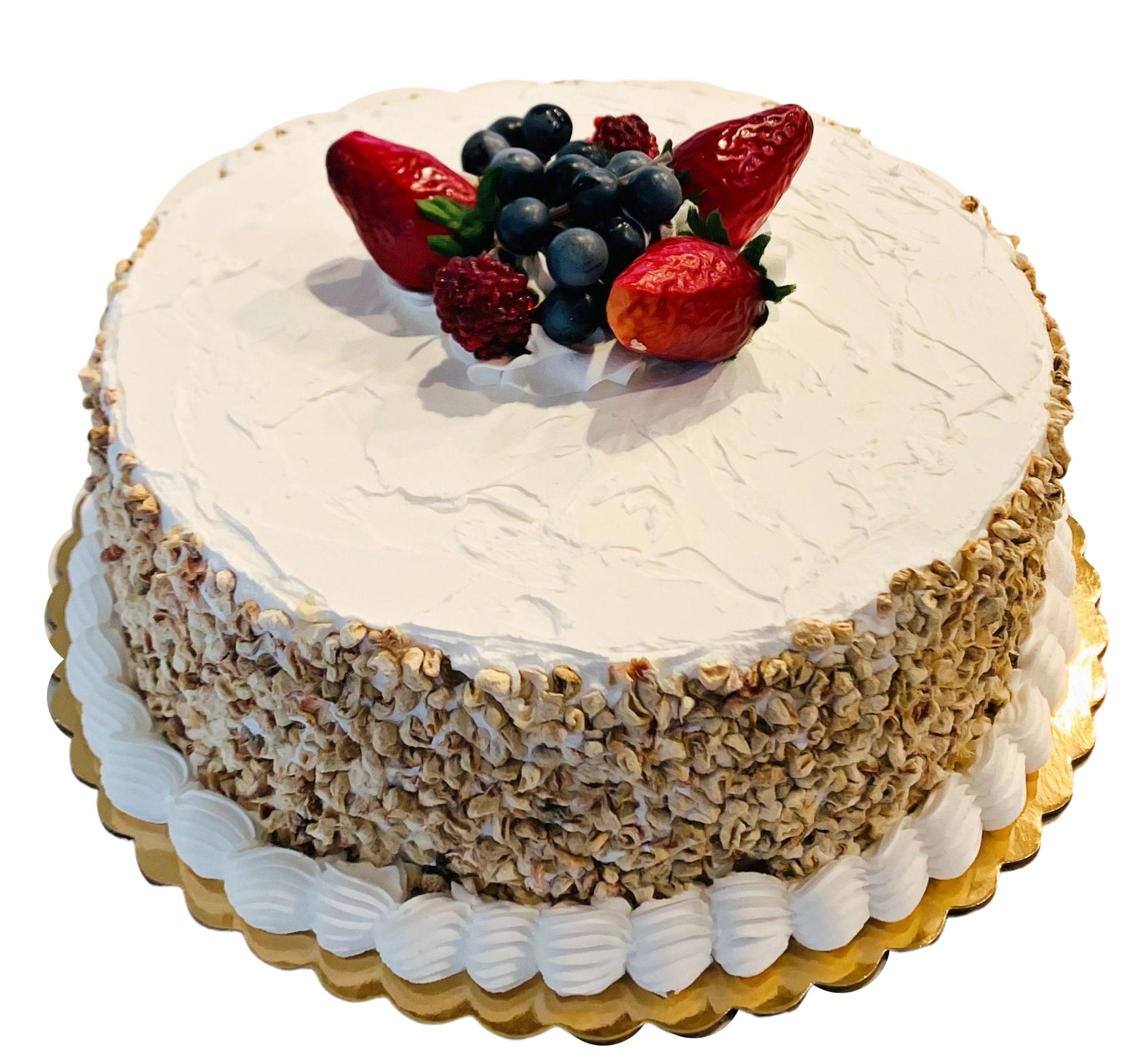 DEZICAKES Fake Cheesecake Mixed Berries Large Cake Prop Decoration ...