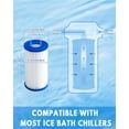 DAYEAR, Ice Bath Water Filter, 5" x 2.5", 16 Pack for Cold Plunge Tub ...