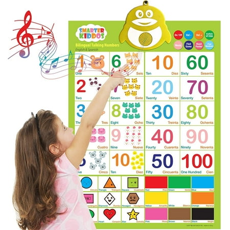 iMaxMix Bilingual Talking Poster kids Educational Learning Toys with ...
