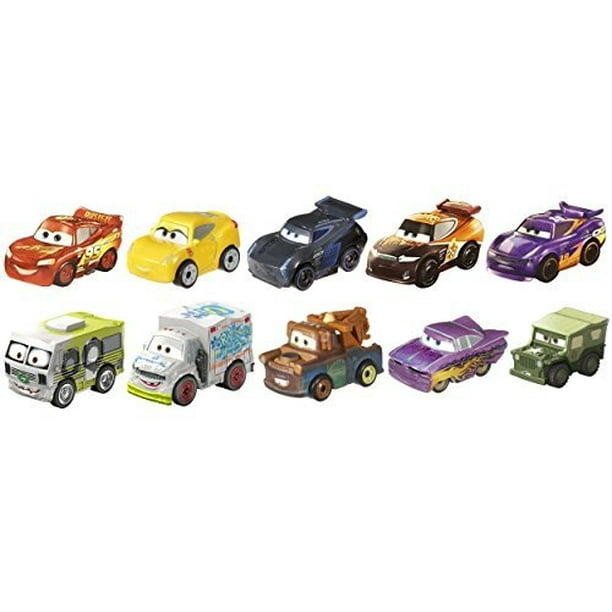 Disney Pixar Cars: Vehículo de Micro Racers, 10 Pack [Amazon Exclusive ...