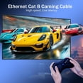 Cat8 Ethernet 33FT - 40Gbps 2000MHz High Speed Braided Round LAN with ...