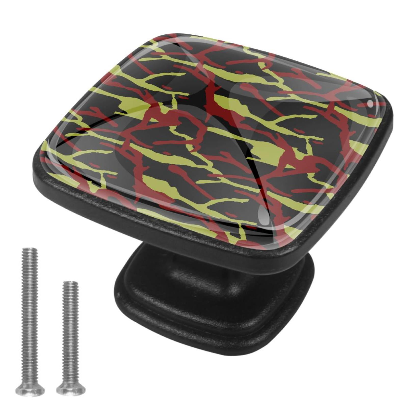 4 Pcs Cabinet Handle Drawer Pulls Military Soldier Camouflage Knobs ...