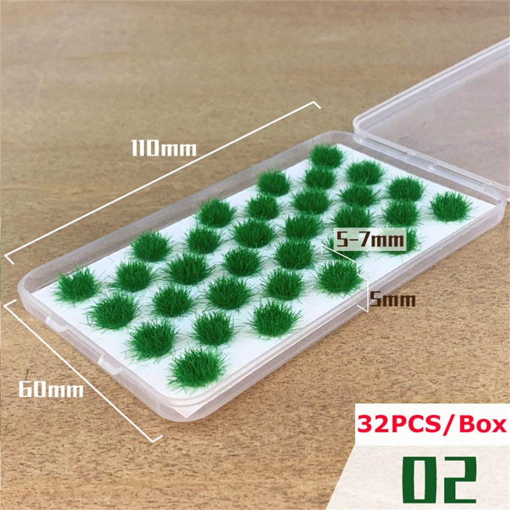 32pcs/Box Terrain Model Sand Table Building Layout Static Scenery Model ...