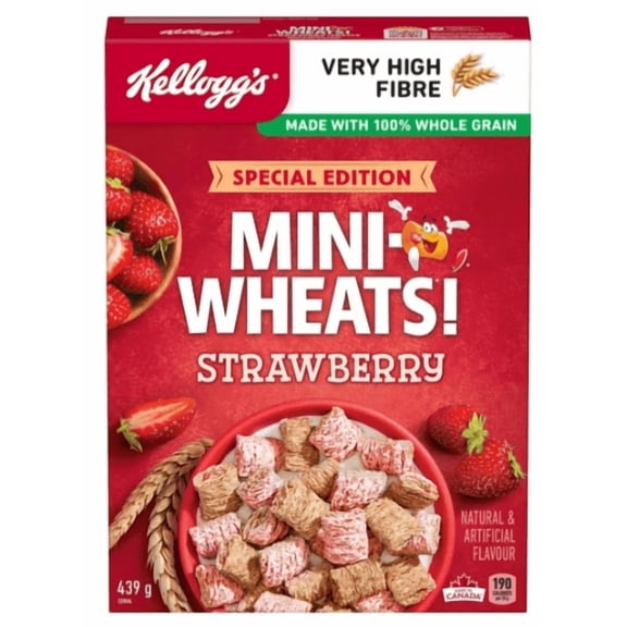 Kellogg's Mini Wheats, Low Sugar Cereal, 450g, Nutritious and Delicious ...