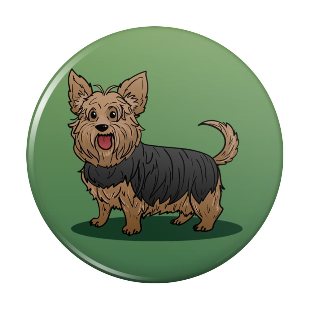Yorkshire Terrier Yorkie with Tongue Out Kitchen Refrigerator Locker ...