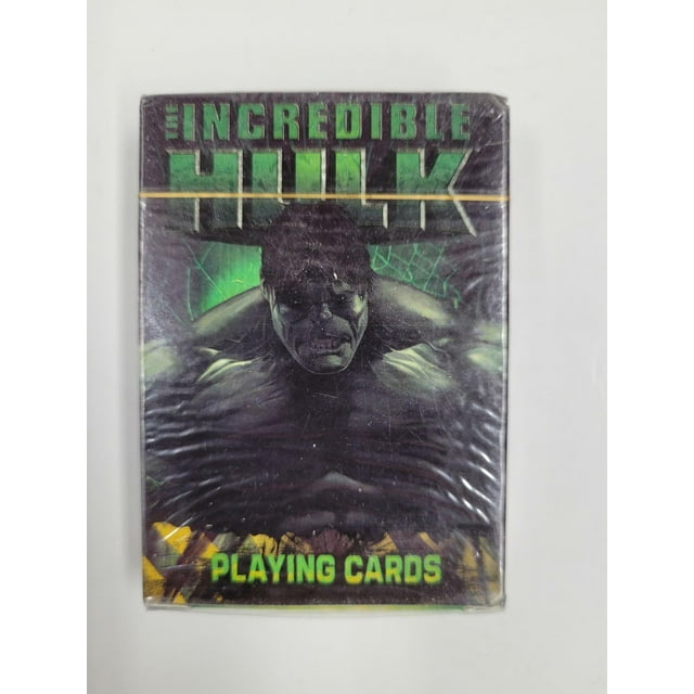 Marvel The Incredible Hulk Playing Cards - Collectibles - Walmart.com