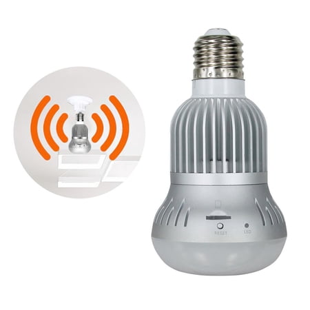 VR 360 Degrees Bulb Camera Wireless Monitor WIFI Surveillance Camera ...