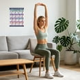 Senior Daily Workout Helper Chair Tai Chi Printable Chart Step-by-Step ...
