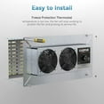 CADPXS Crawlspace Ventilation Fan 220 CFM Air Out, Crawlspace Fan Vent ...