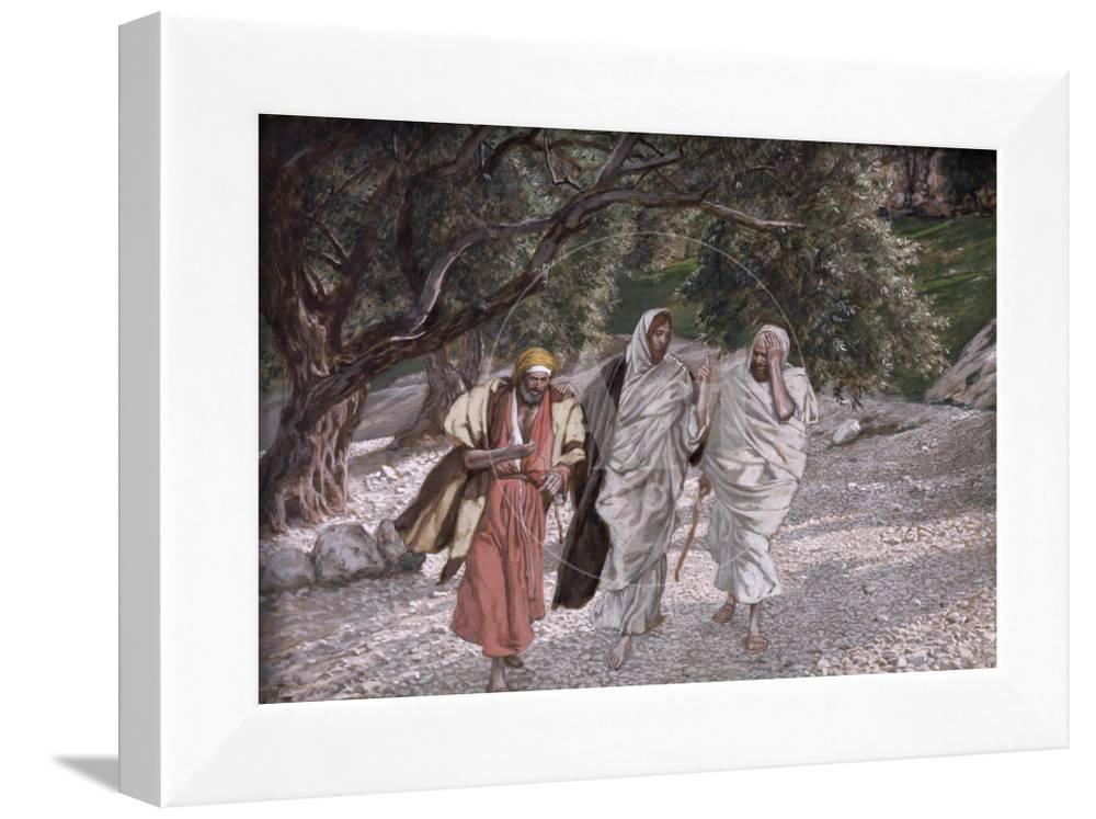 The Disciples on the Road to Emmaus, Illustration for The Life of ...