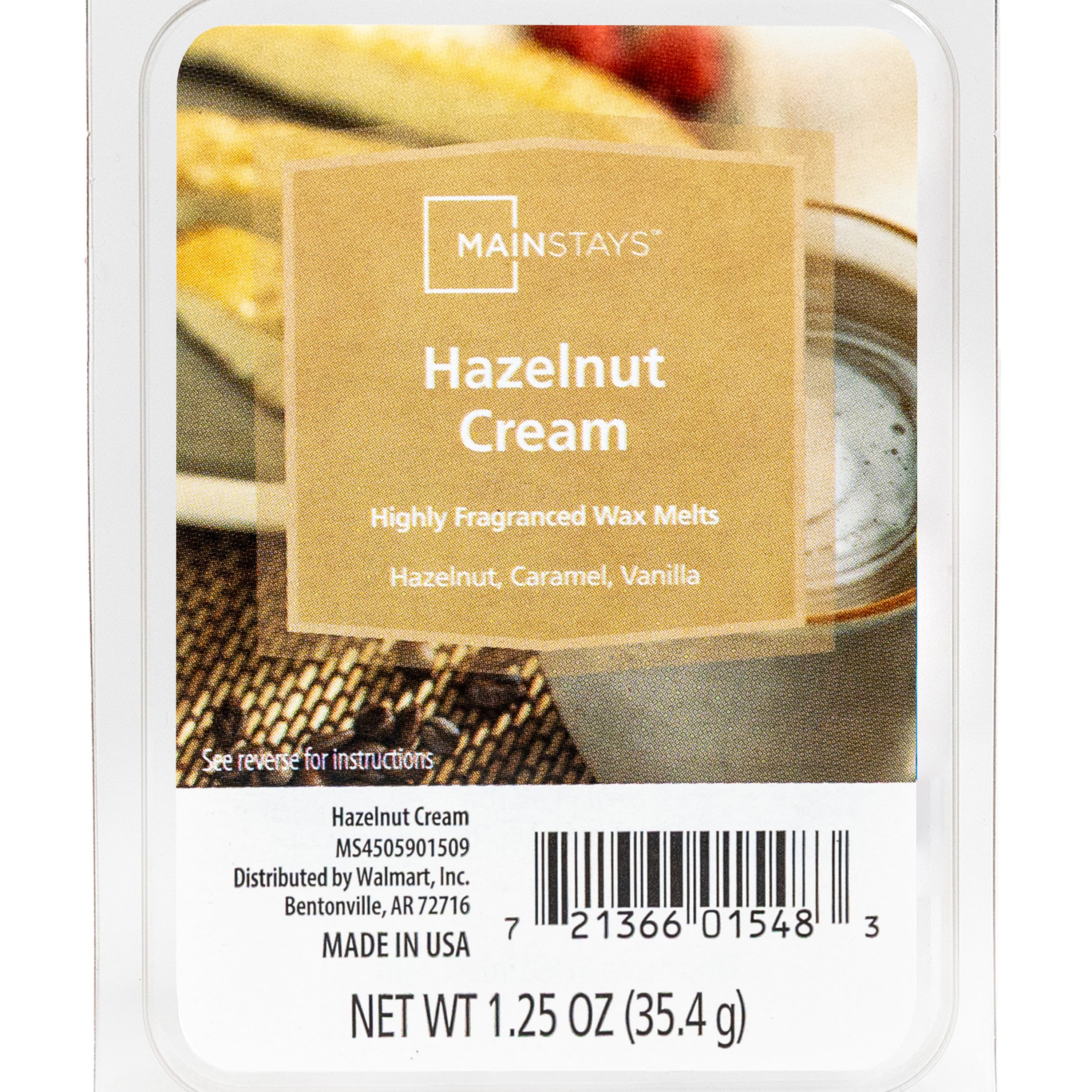 Mainstays 6 Cube Apple Cider Donut Wax Melts 1.25 oz Single Walmart
