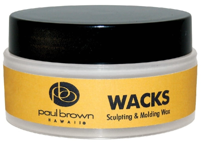 Paul Brown Hawaii Wacks Hair Wax - 1.8 oz - Pack of 3 with Sleek Comb ...
