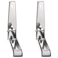 1 Pair Universal Microwave Mount Bracket, Stainless Steel Foldable Wall ...