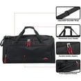 "Trailmaker 55L 24"" Unisex Canvas Duffle Bag for Travel & Gym - Black ...
