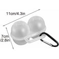 2pcs Eggs Carrier Egg Case, 2 Girds Holder Container with D Buckle ...