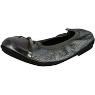 Remy-18k Youth Girl's fashion Flat Lace Up Light weight Glitter Sneaker ...