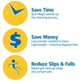 Spill Magic All-Purpose Spill Cleanup Powder, 3 lb absorbent for liquid ...